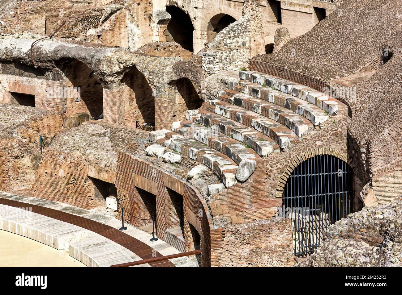 The Colosseum, (Flavian Amphitheater) located in the center of the city ...