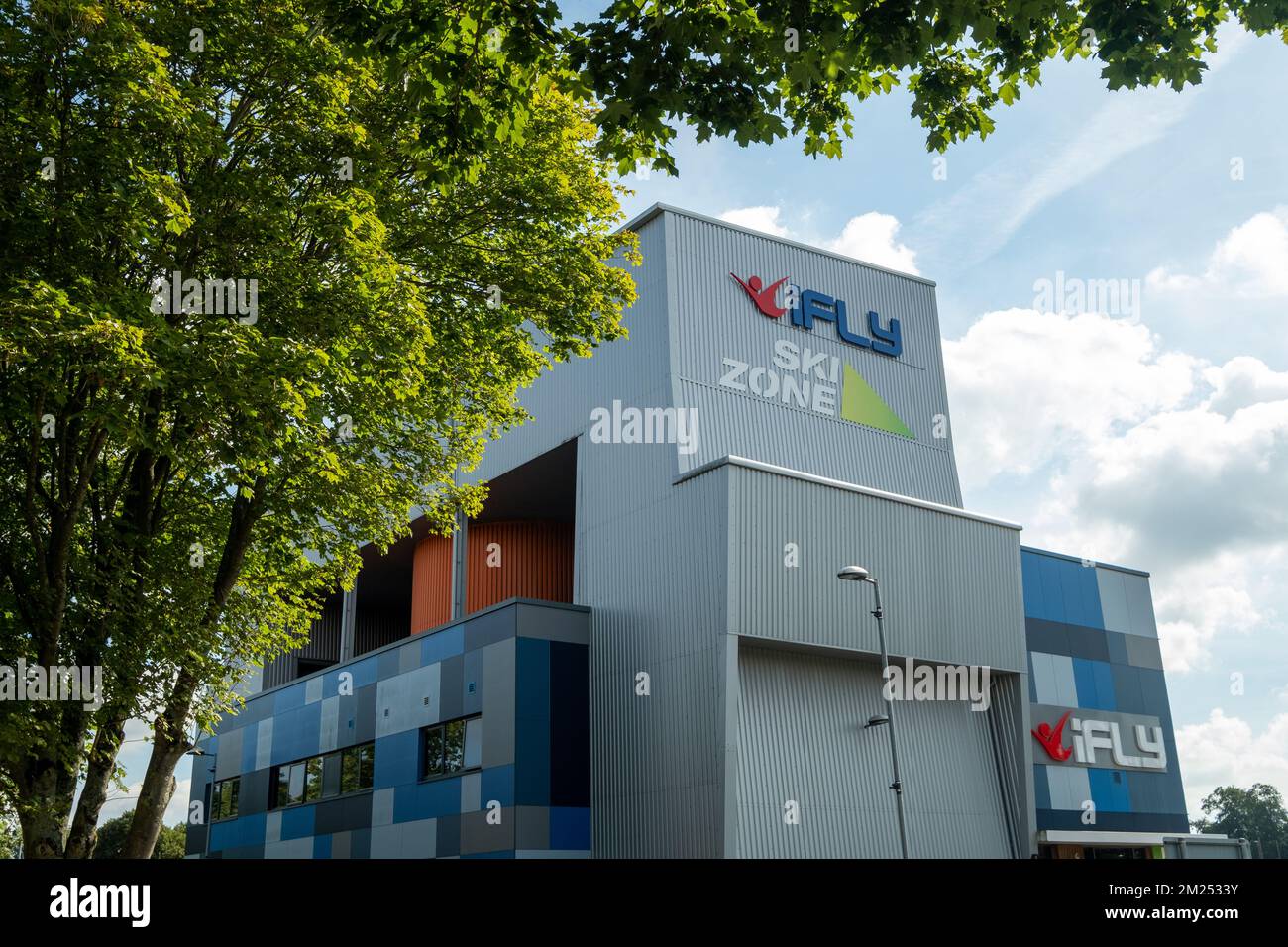 Basingstoke UK, September 2022: Ifly Basingstoke, indoor skydiving ...
