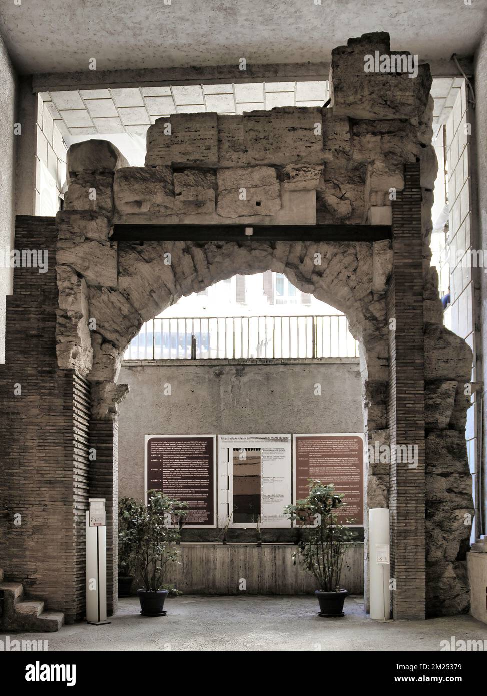 The remains of the Stadium of Domitian are located under Piazza Navona ...