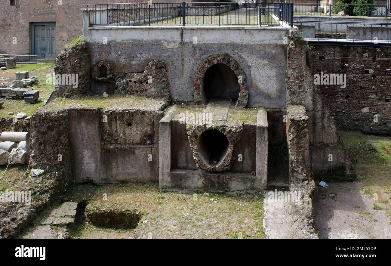 The Roman forum, represented the political, legal, religious and ...