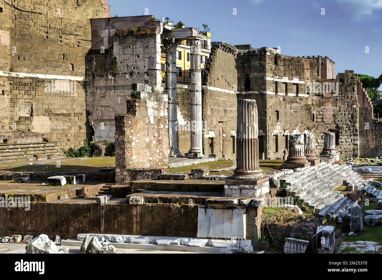 The Roman forum, represented the political, legal, religious and ...