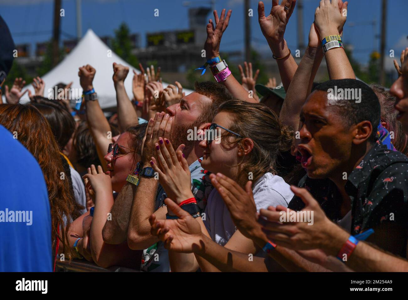Governors ball music festival crowd hi-res stock photography and images ...