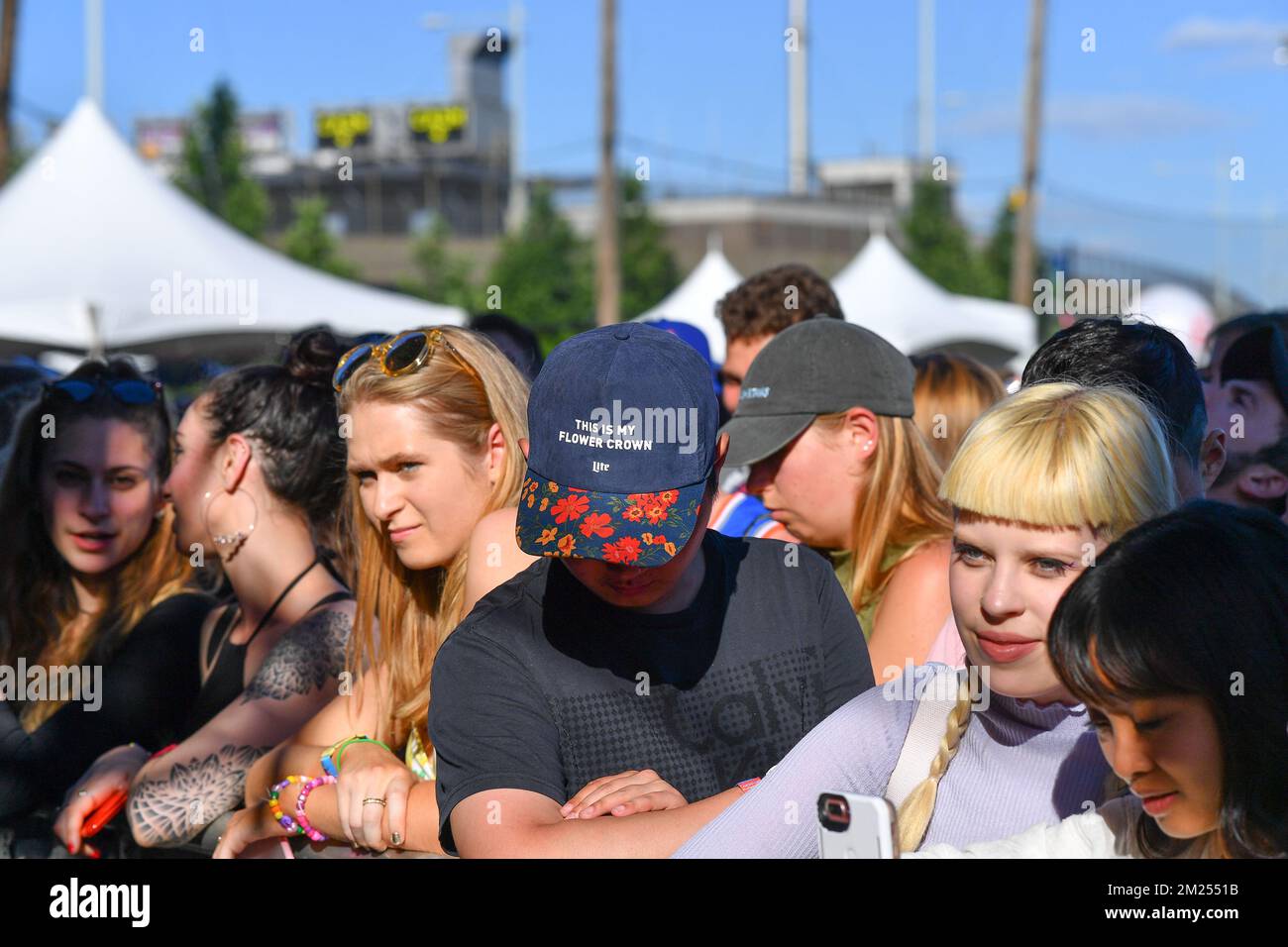 Governors ball music festival crowd hi-res stock photography and images ...