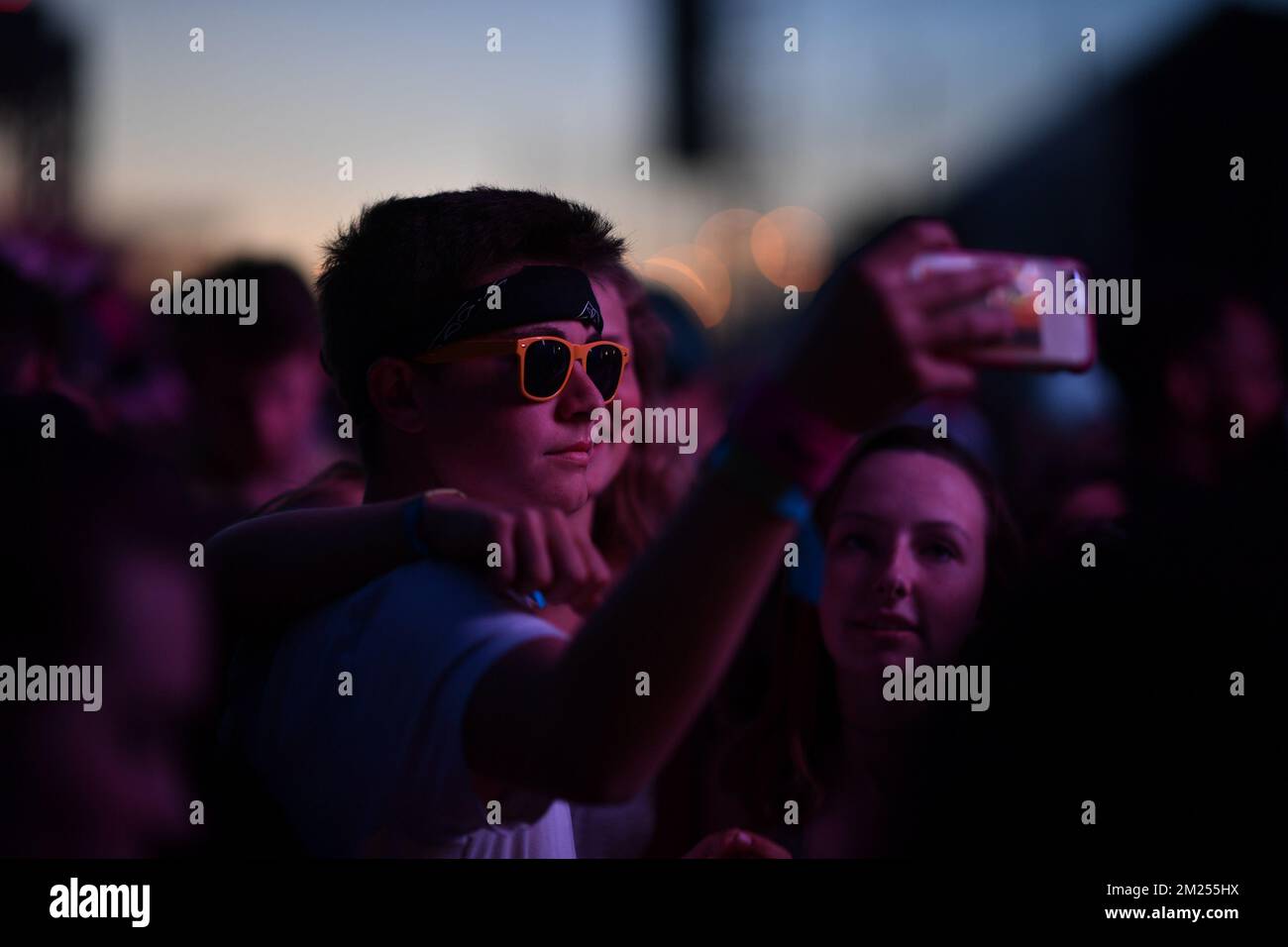 Governors ball music festival crowd hi-res stock photography and images ...