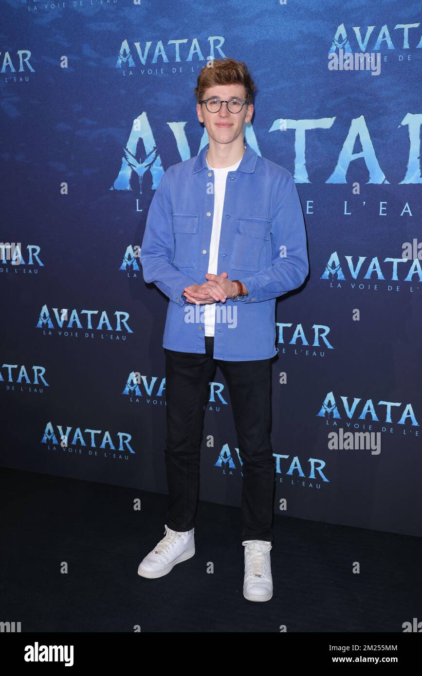 Paris, France on December 13, 2022. Achille Magic attending the Avatar ...