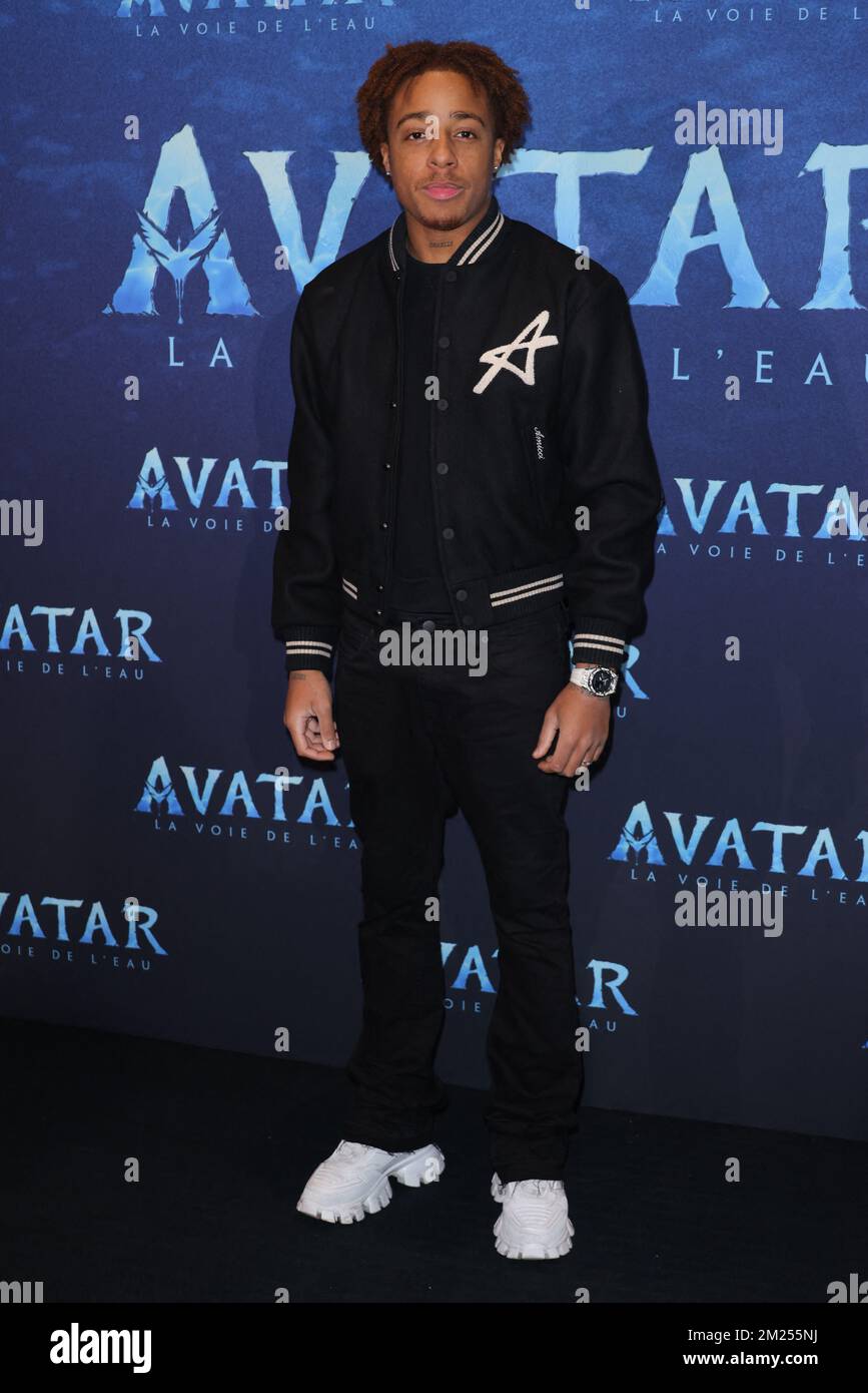 Paris, France on December 13, 2022. Croque Juju attending the Avatar ...