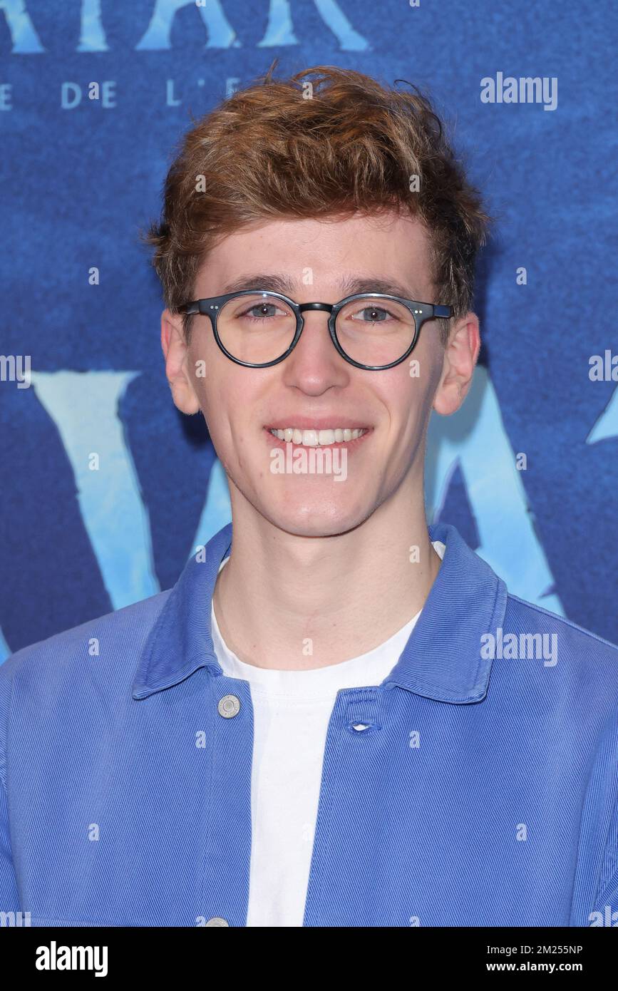 Paris, France on December 13, 2022. Achille Magic attending the Avatar ...
