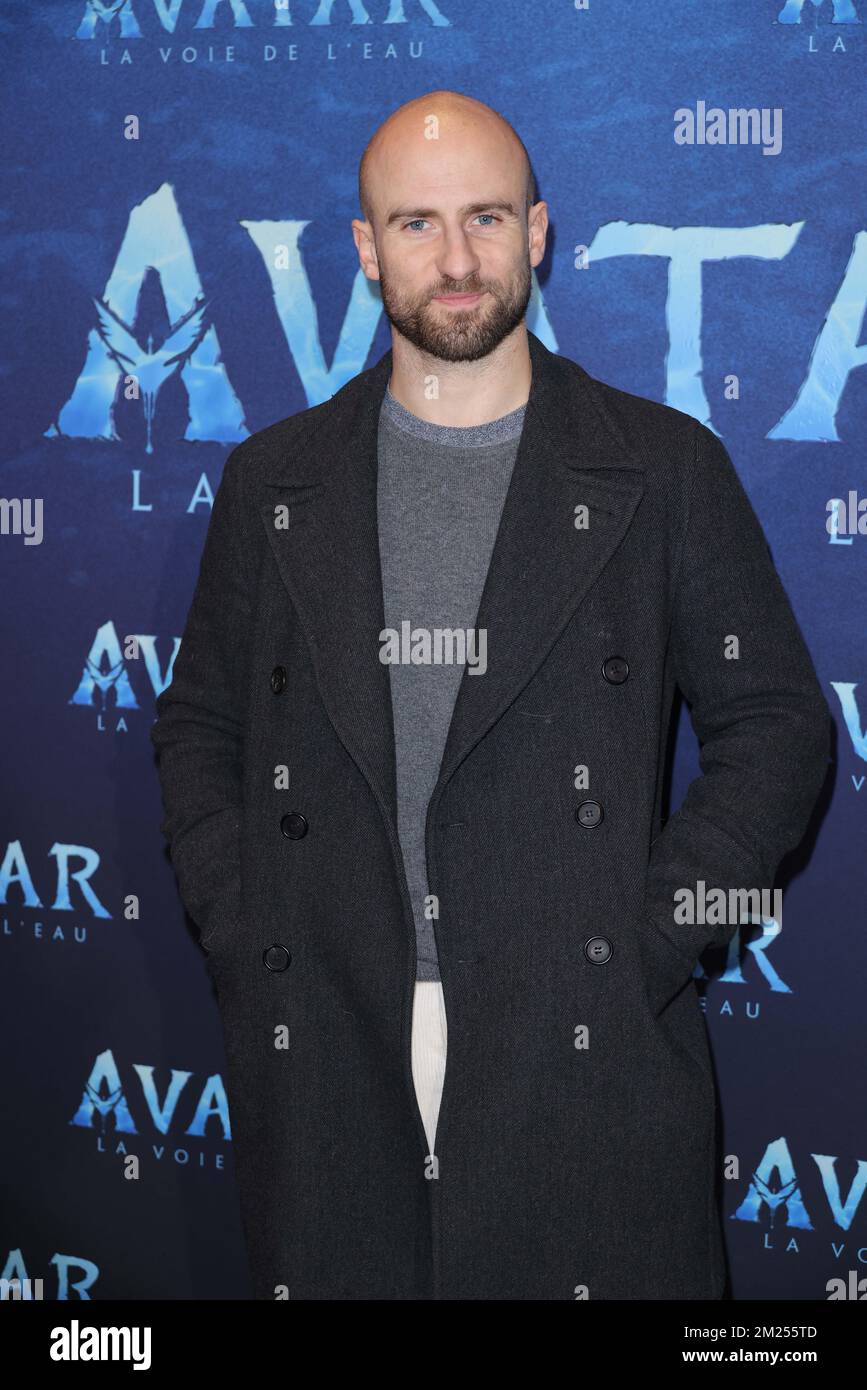 Paris, France on December 13, 2022. Francois Alu attending the Avatar ...
