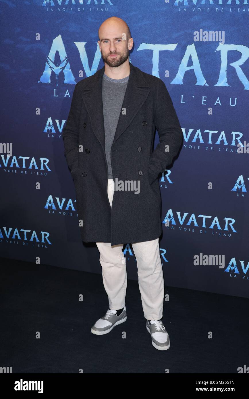 Paris, France on December 13, 2022. Francois Alu attending the Avatar ...