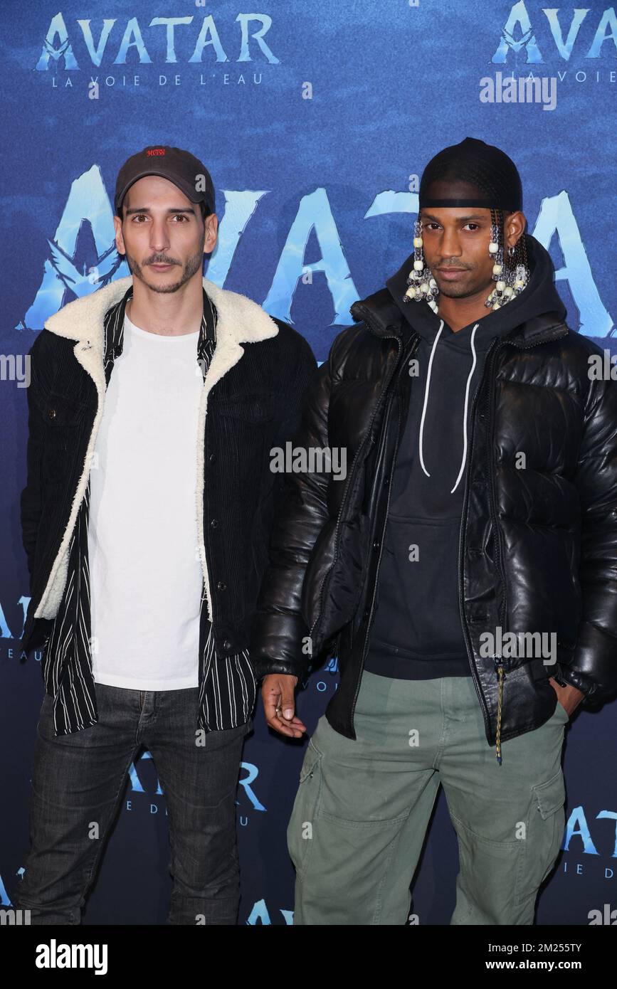 Paris, France on December 13, 2022. Kevin Elarbi and Nicolas Huchard ...