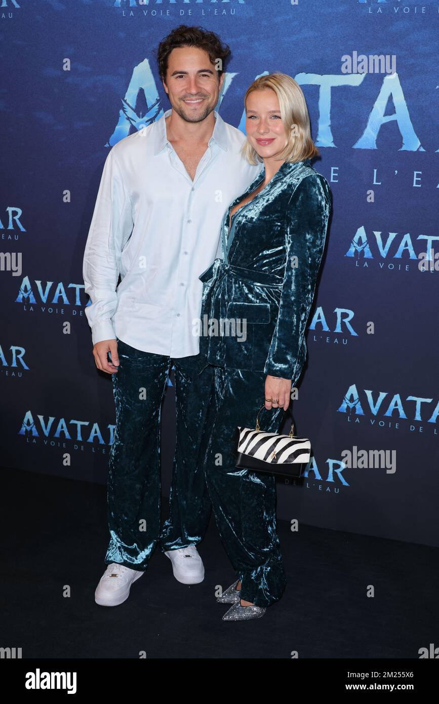 Paris, France on December 13, 2022. Olivier Dion and Emy-Jade Greaves ...