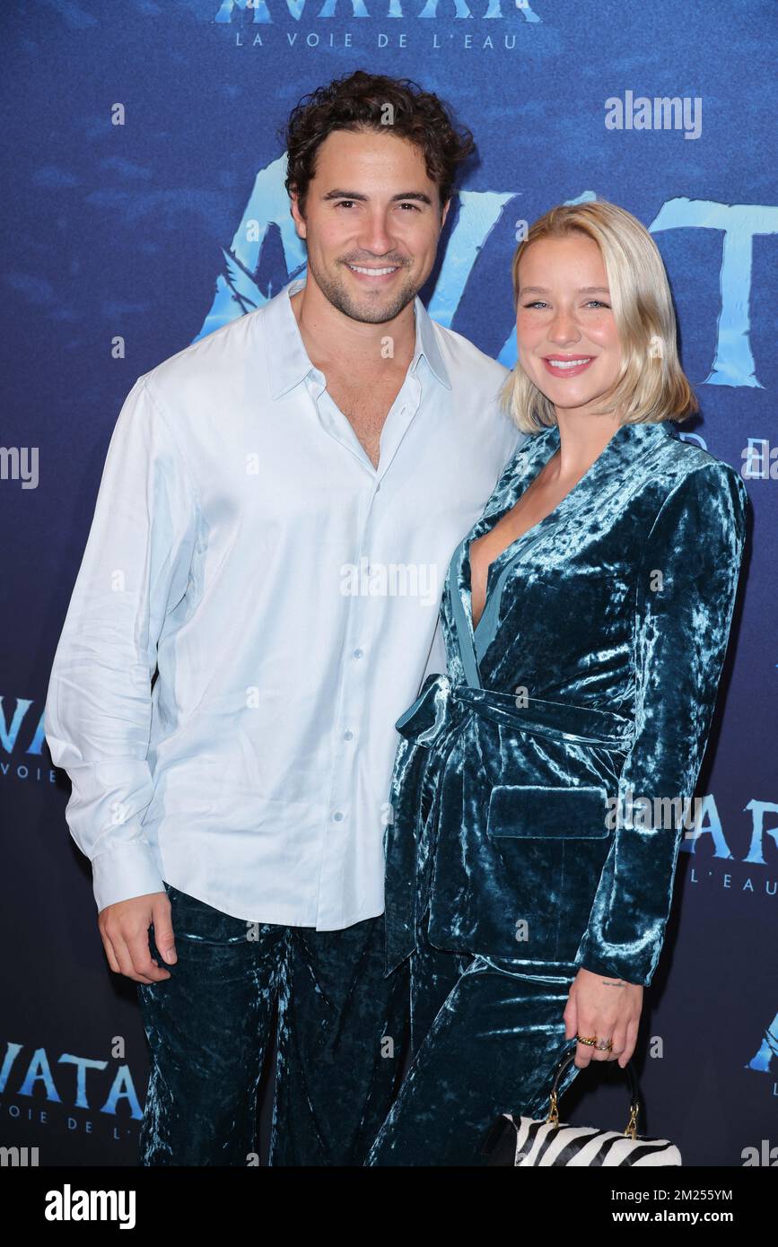 Paris, France on December 13, 2022. Olivier Dion and Emy-Jade Greaves ...
