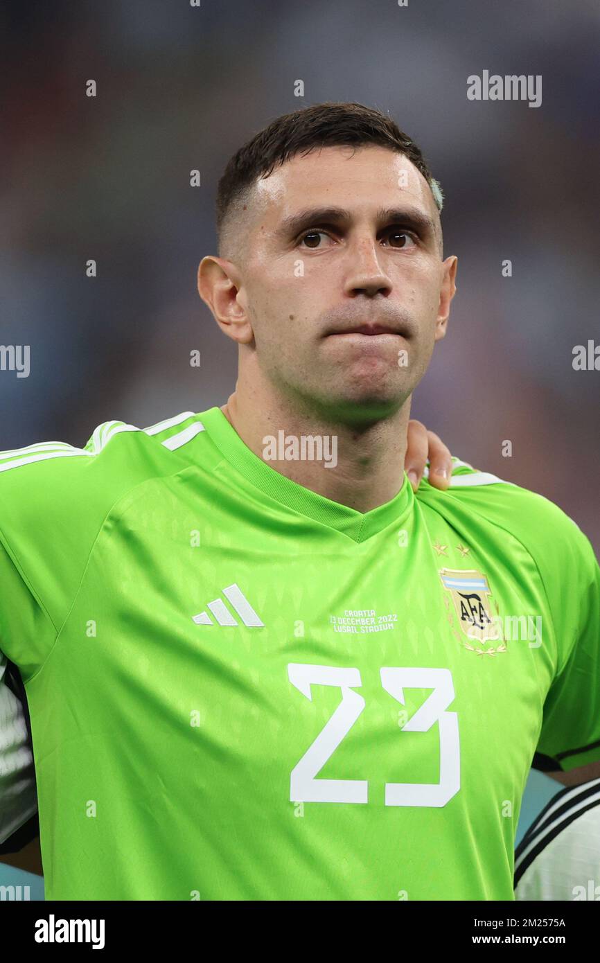 Doha, Qatar. 13th Dec, 2022. Emiliano Martinez goalkeeper Argentina ...