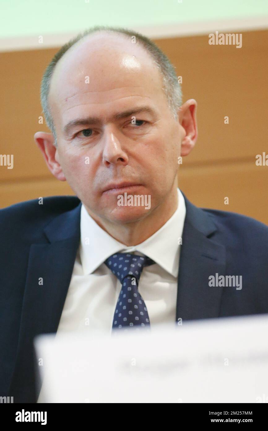 ACMP-CGPM's Roger Housen pictured during a session of the chamber ...