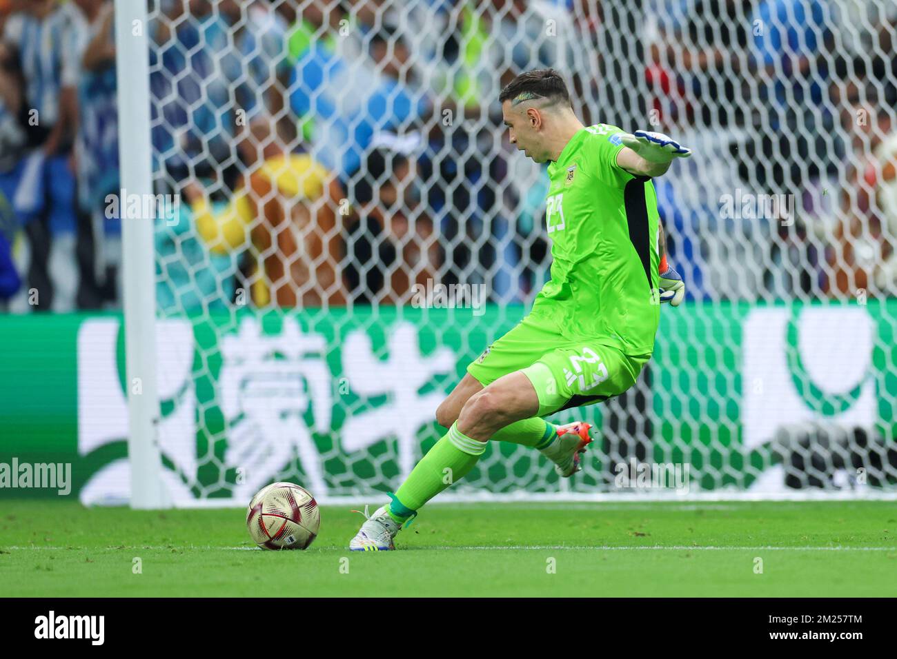 Doha, Qatar. 13th Dec, 2022. Emiliano Martinez goalkeeper Argentina ...