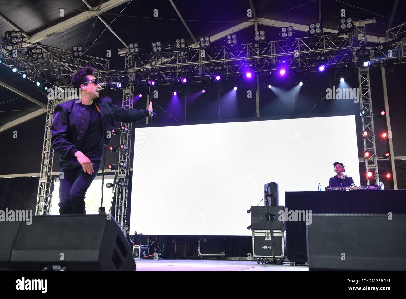 Governors Ball - Francis and the Lights in concert Stock Photo - Alamy