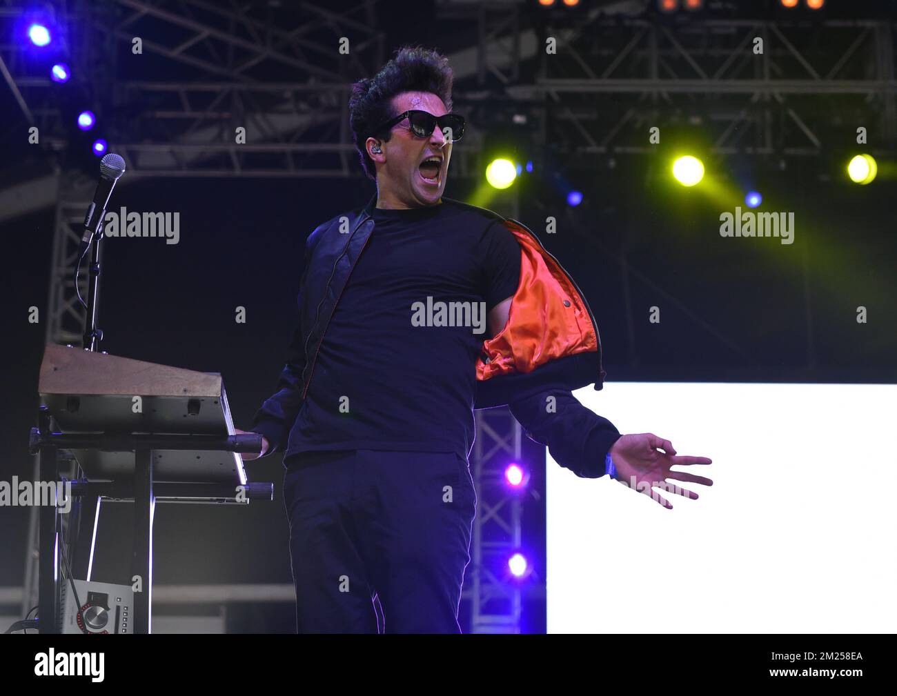 Governors Ball - Francis and the Lights in concert Stock Photo - Alamy