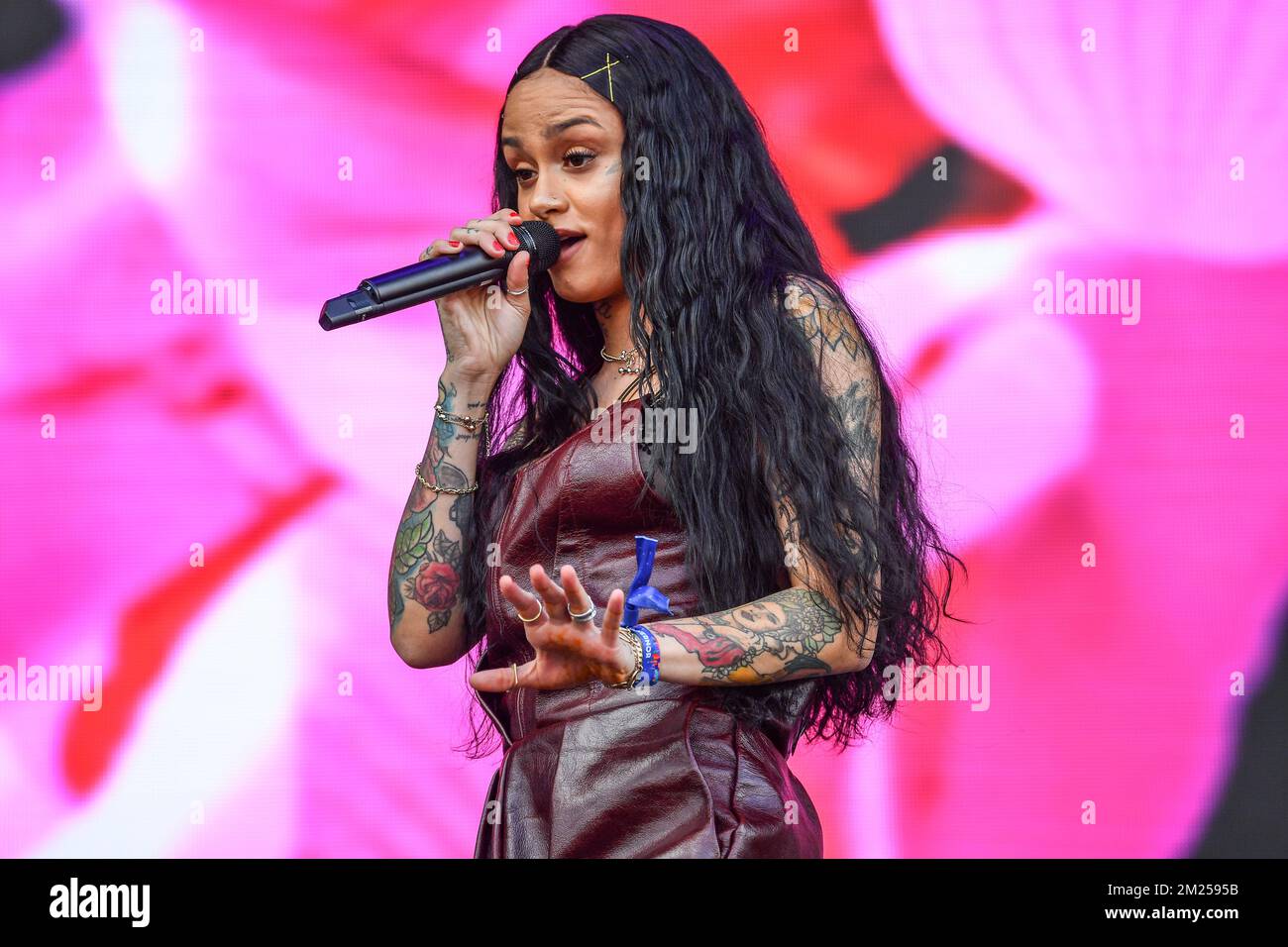 Governors Ball - Kehlani in concert Stock Photo - Alamy