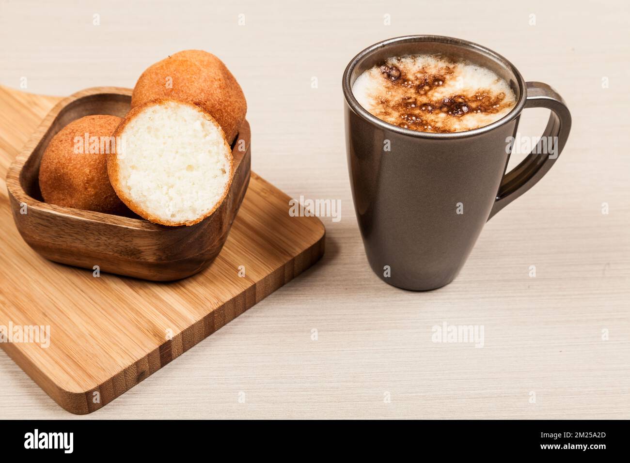 Buñuelos Colombian Traditional Food - Deep Fried Cheese Bread Stock ...