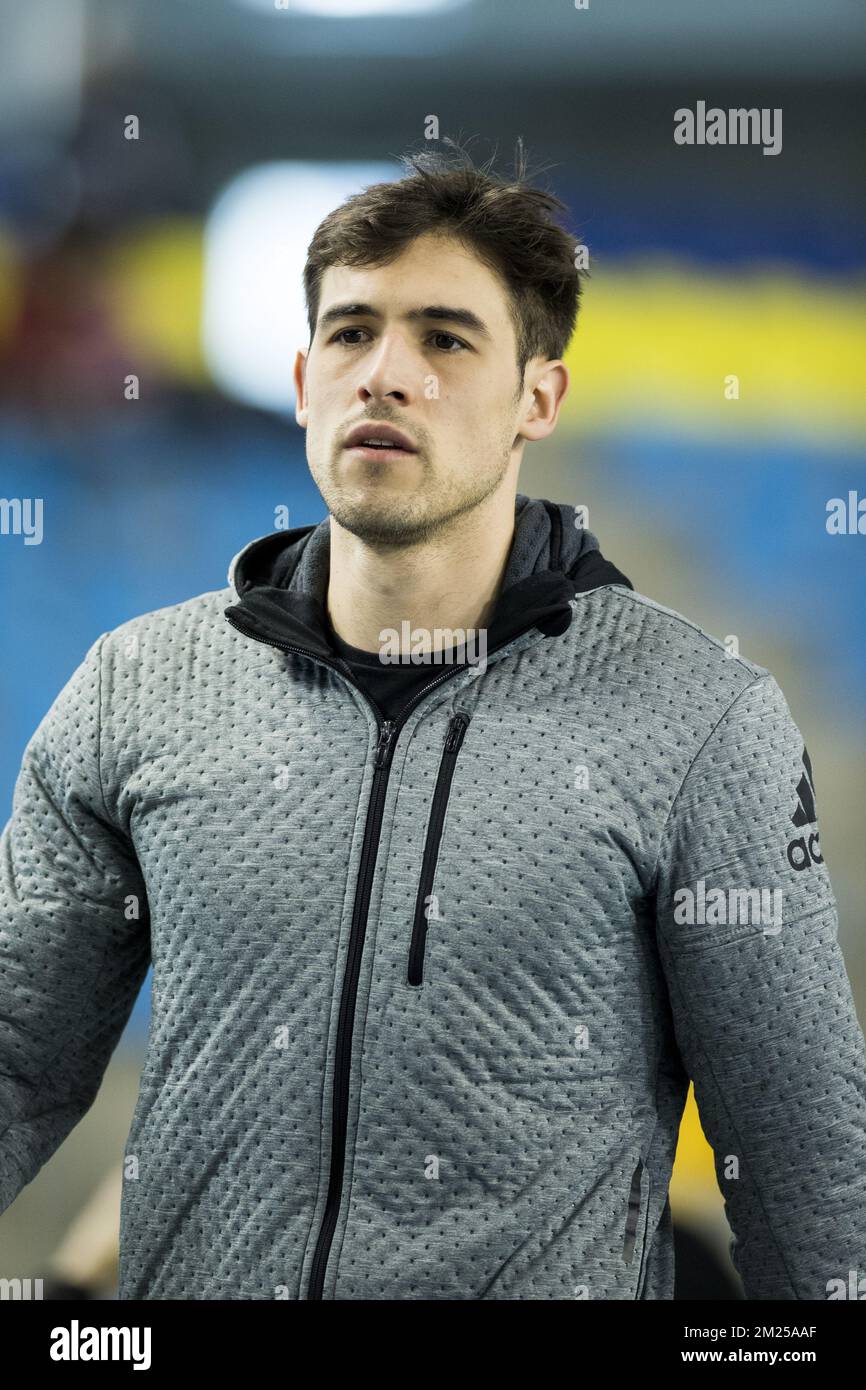 Belgian Cedric Nolf pictured during the Belgian Indoor Athletics ...