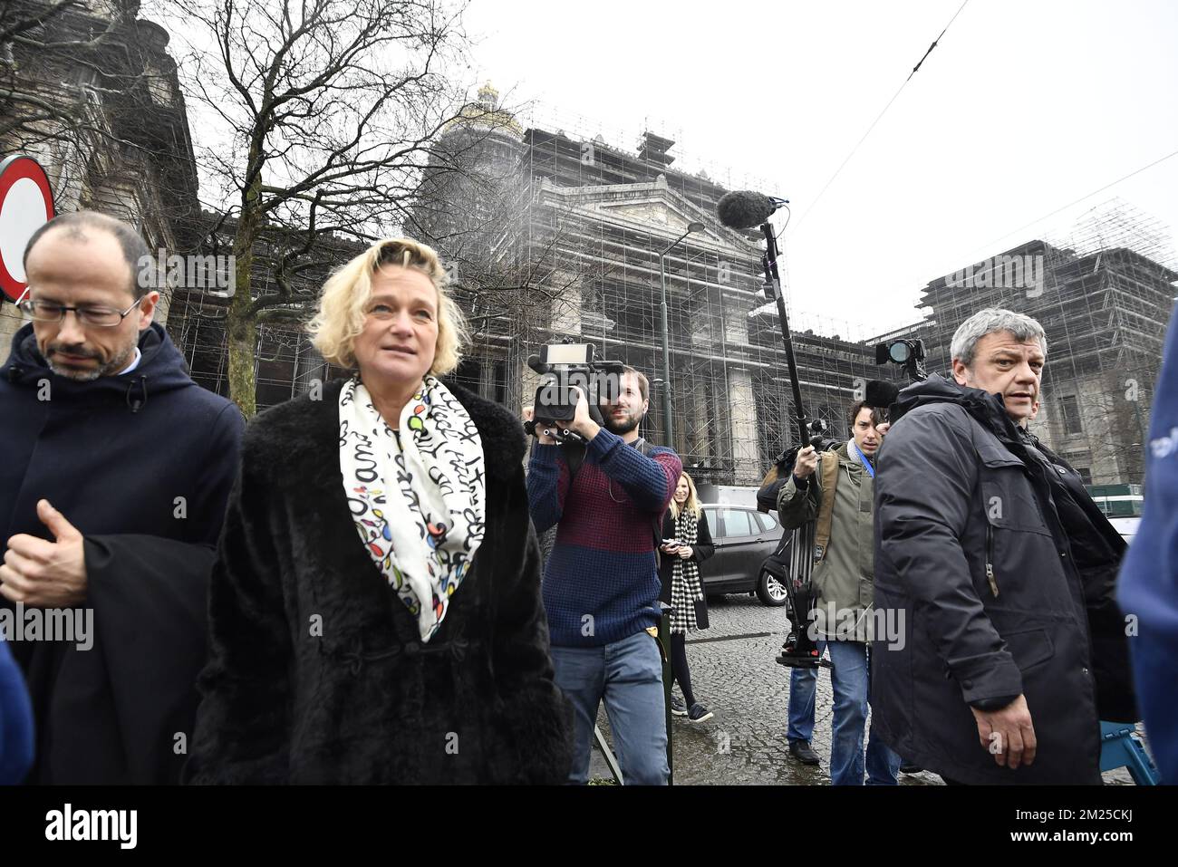 Belgian artist Delphine Boel pictured after the convocation of King ...