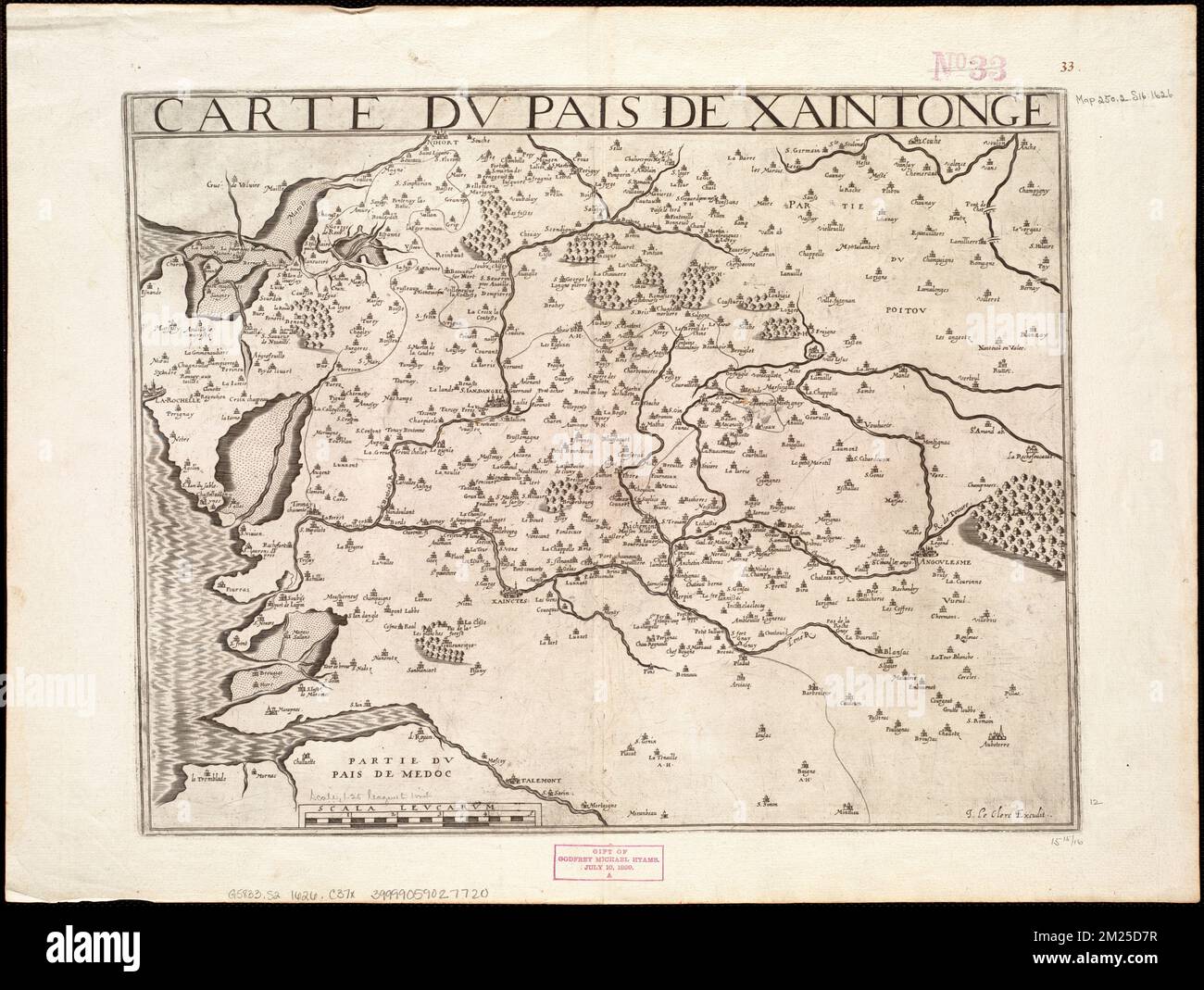 Carte du pais de Xaintonge , Saintonge France, Maps, Early works to ...