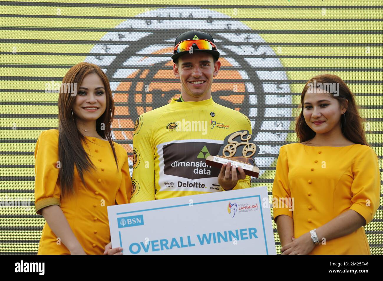 Leader in the general ranking South-African Ryan Gibbons of Team ...