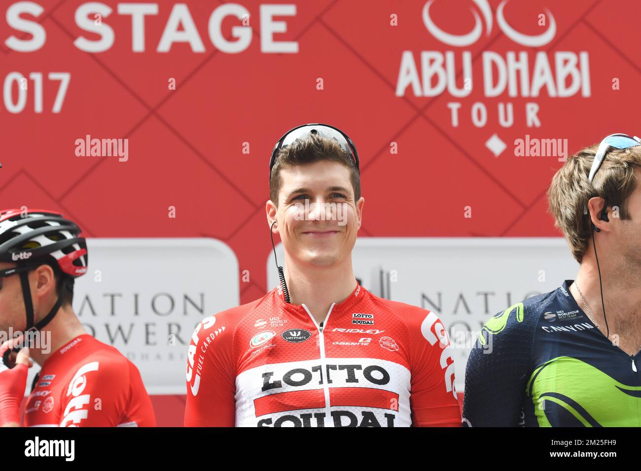 Belgian Louis Vervaeke of Lotto Soudal pictured at the third stage of ...