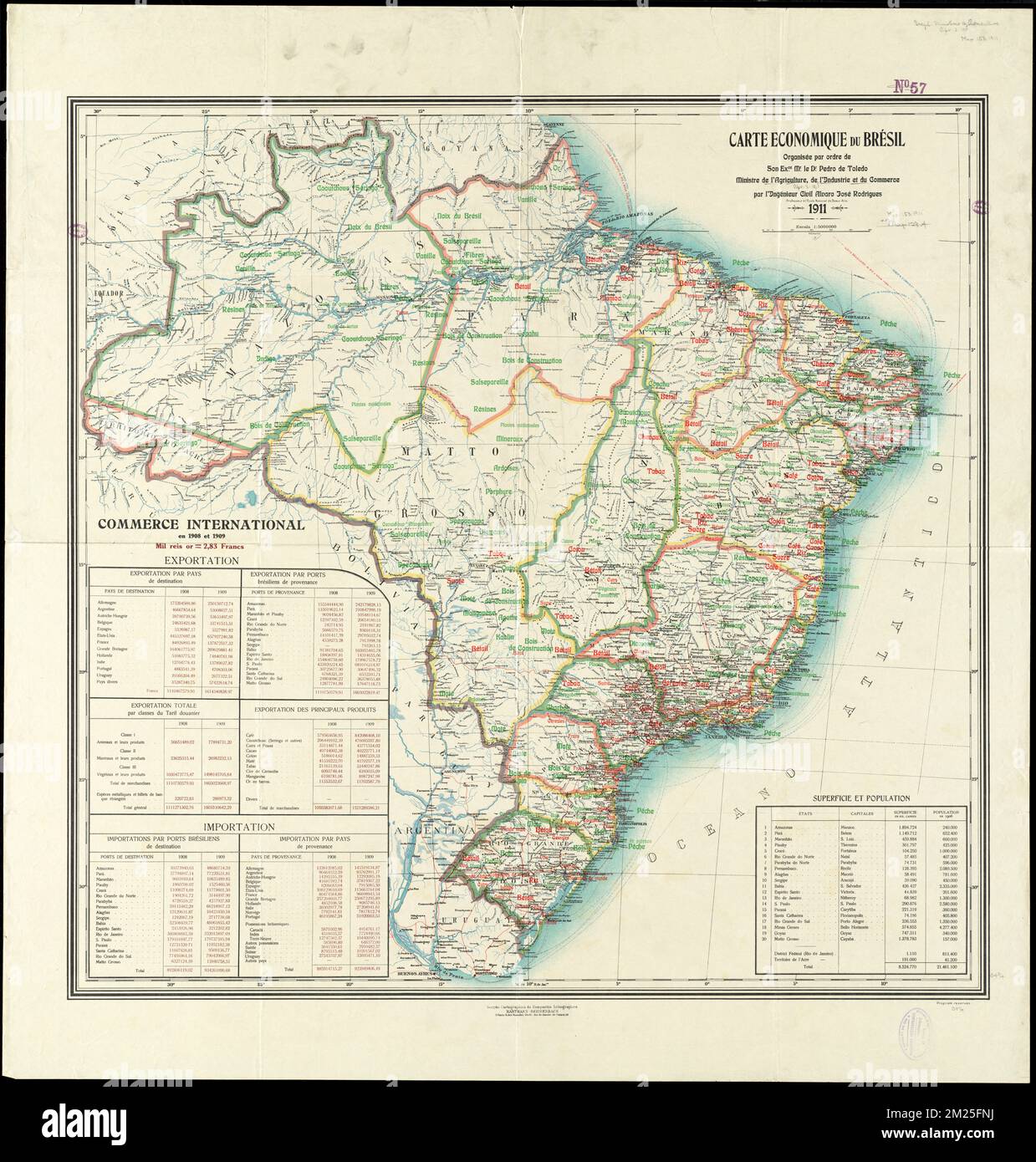 Carte economique du Brésil , Natural resources, Brazil, Maps ...