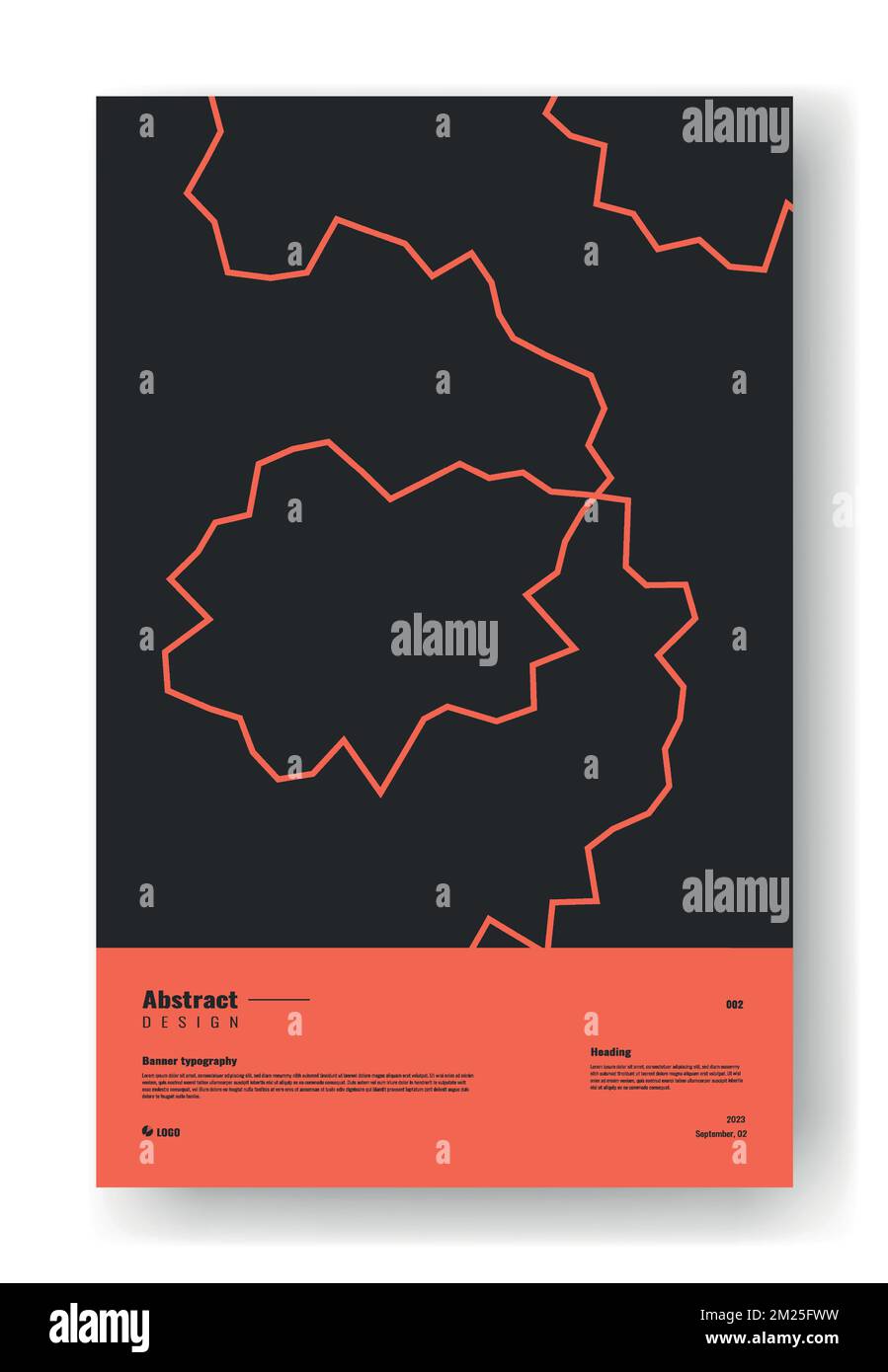 Abstract black poster Stock Vector Image & Art - Alamy