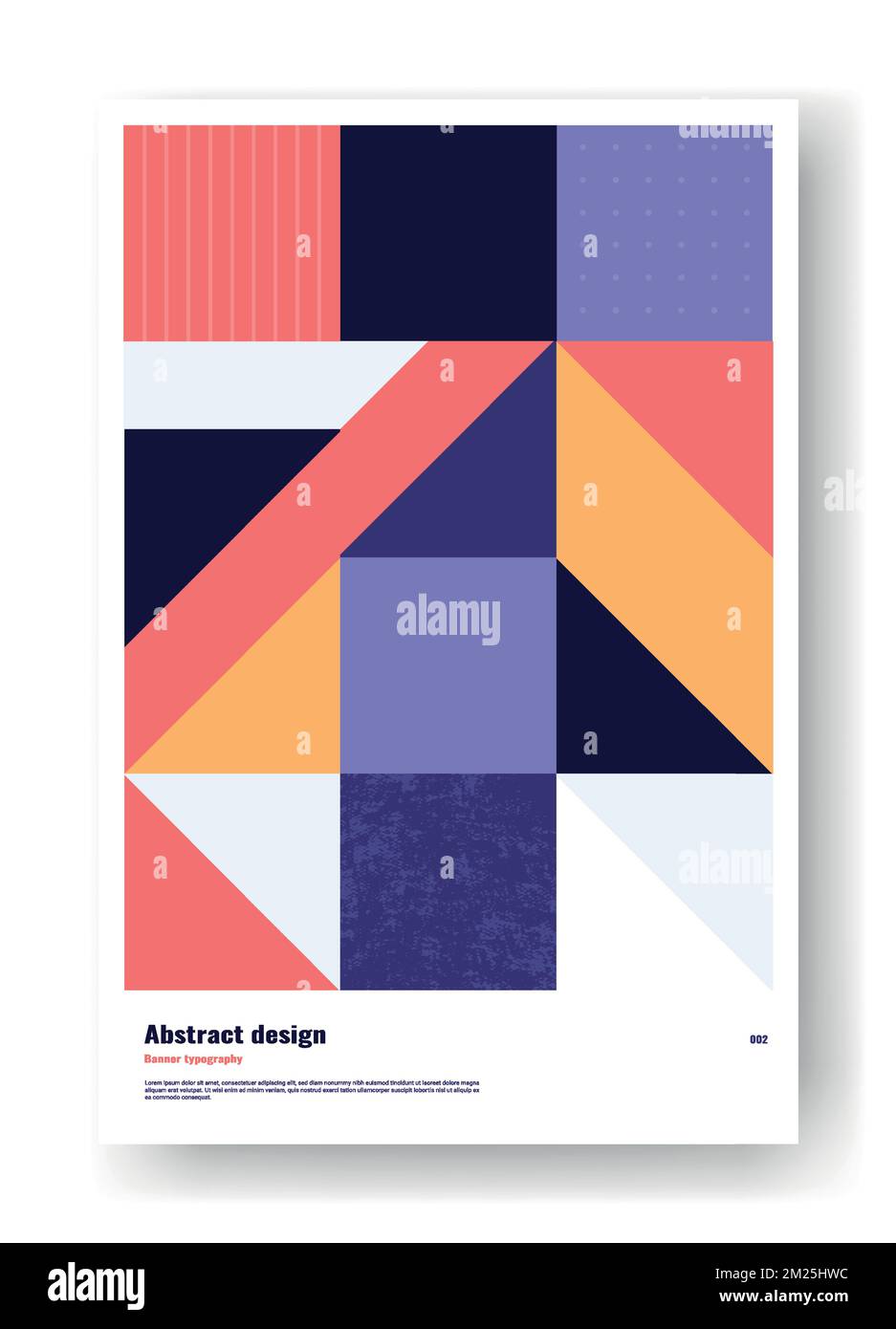 Abstract geometric poster Stock Vector Image & Art - Alamy