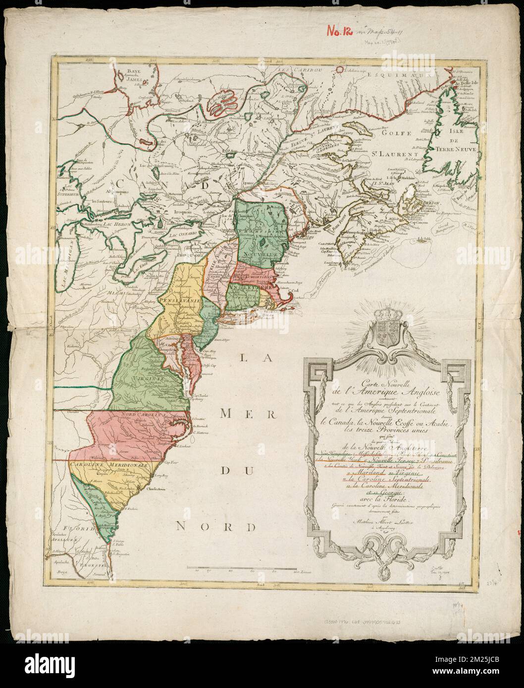 1800 map of colonies hi-res stock photography and images - Alamy