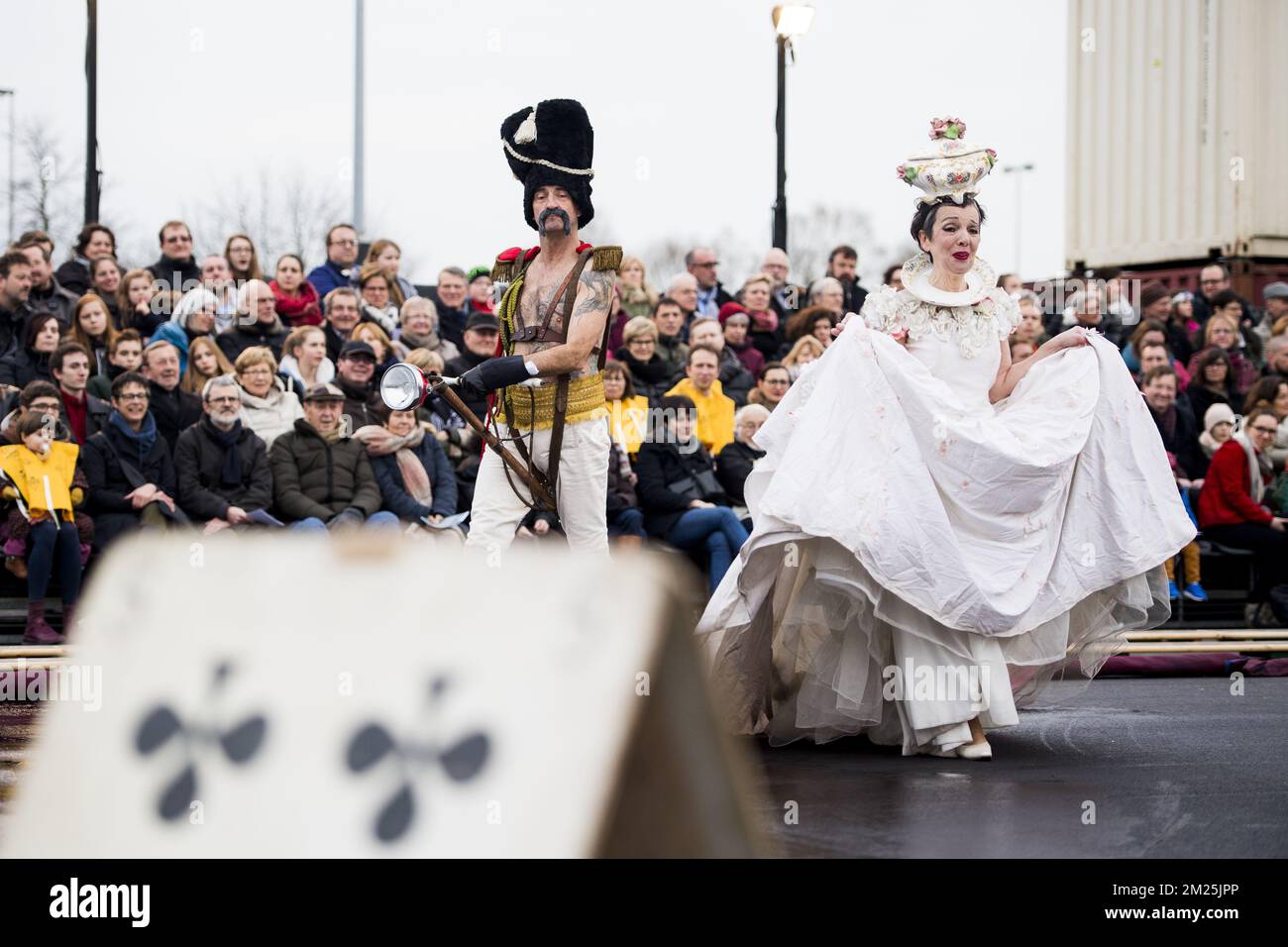 Illustration picture shows the premiere of Miniaturen of Royal De Luxe ...