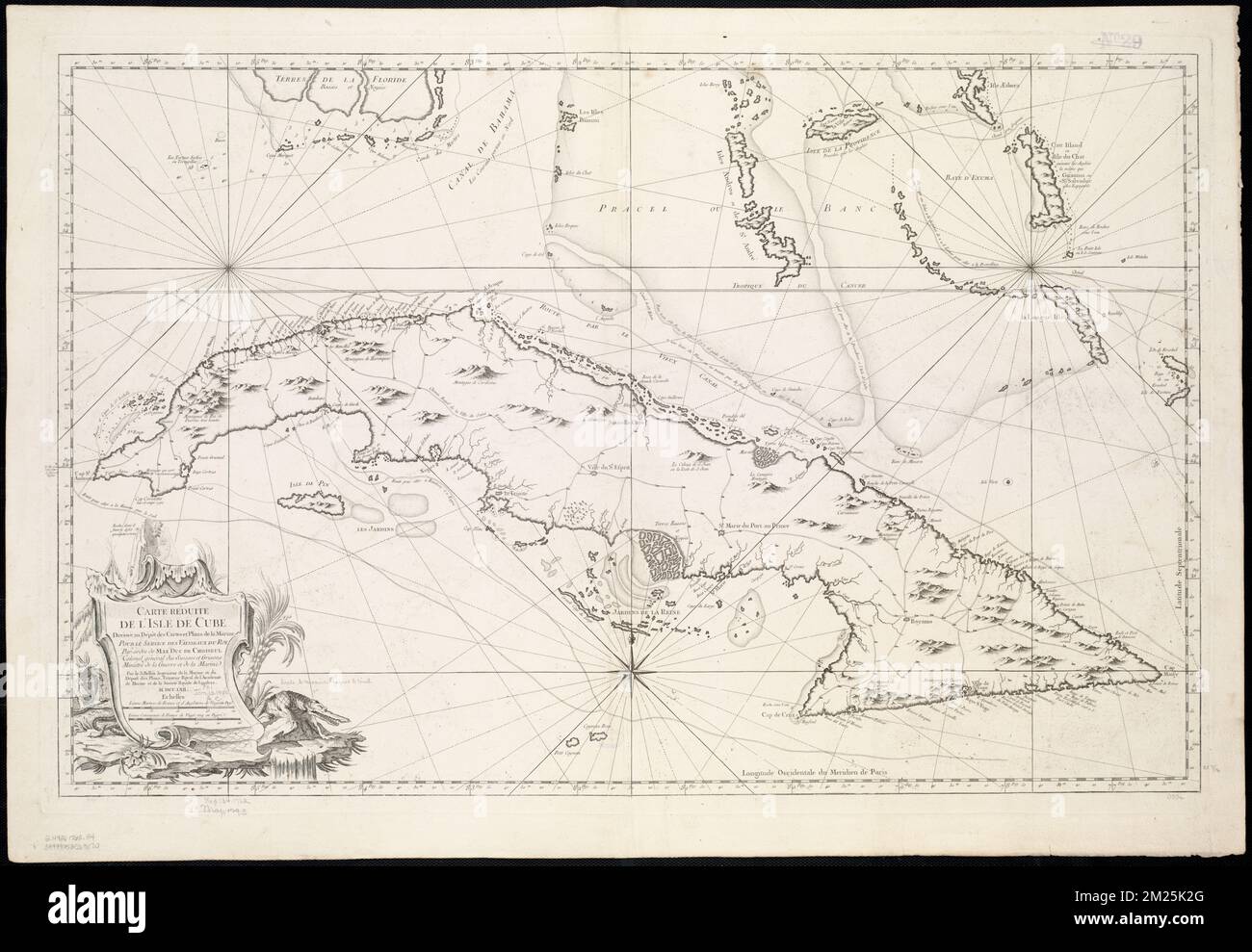 Carte réduite de l'isle de Cube , Nautical charts, Cuba, Early works to ...