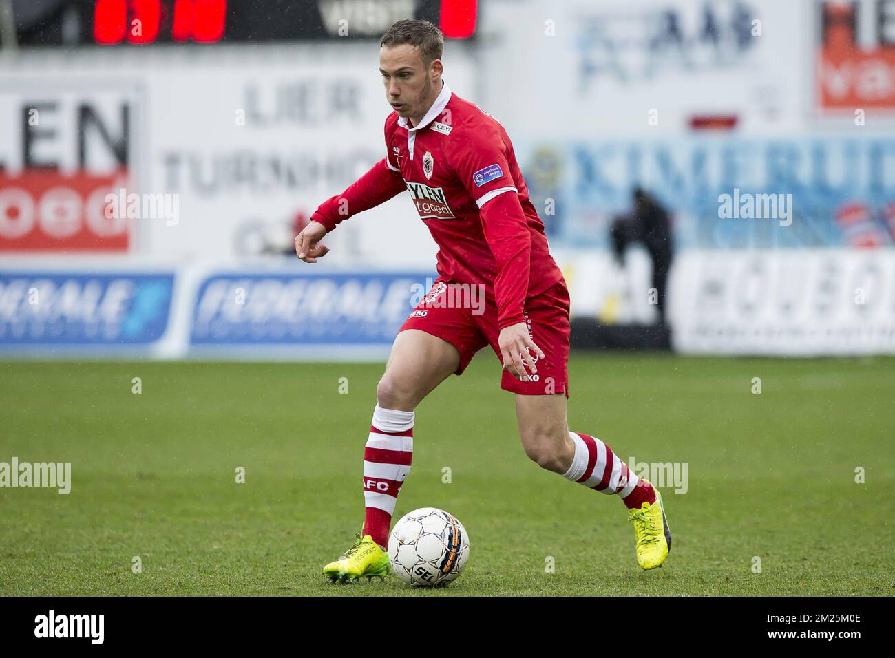 Antwerp's Alexander Corryn pictured during the first leg of the ...
