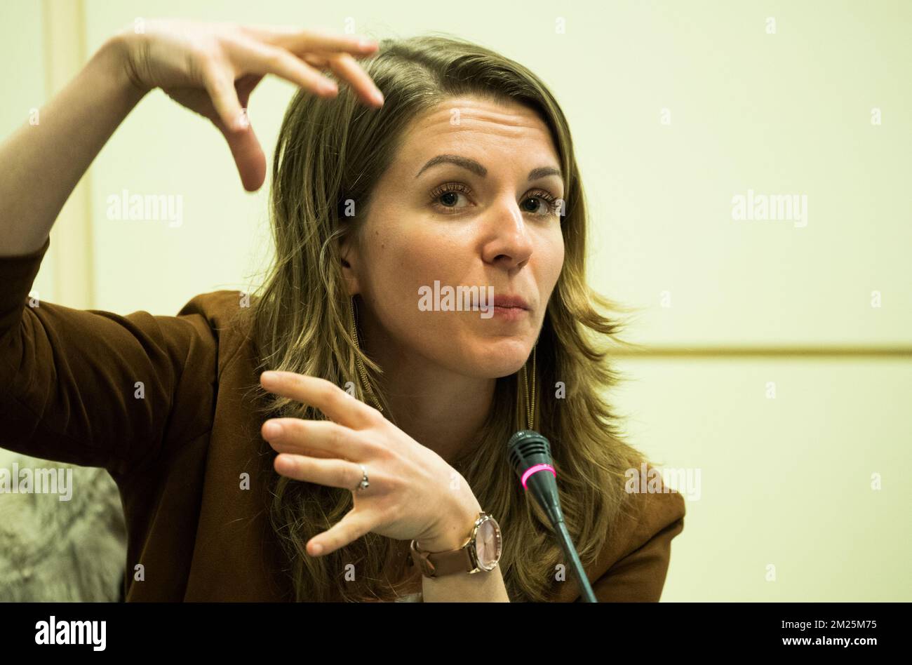 Jessika Soors, deradicalization civil servant of Vilvoorde pictured ...