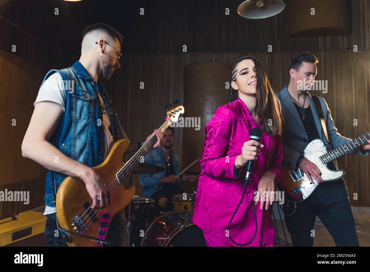 Two guys and a girl hi-res stock photography and images - Alamy