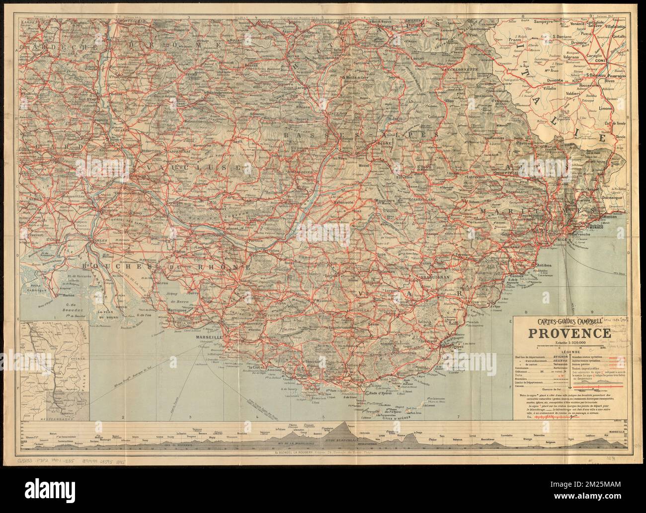 Cartes-guides Campbell Provence , Roads, France, Provence, Maps ...