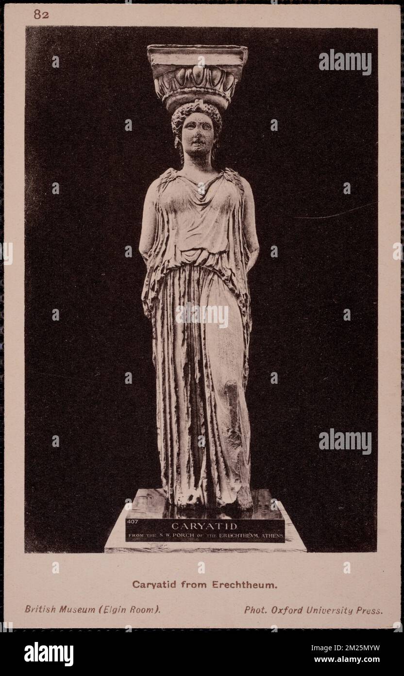 Caryatid from Erechtheum. British Museum (Elgin Room) , Sculpture ...