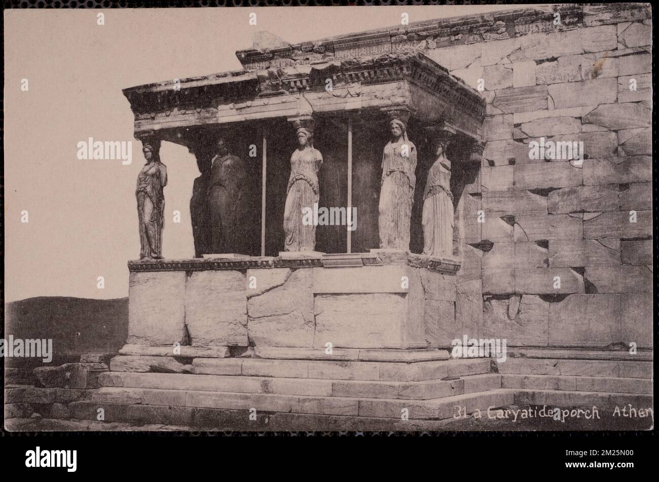 Caryatide porch Athen , Greek temples, Archaeological sites, Caryatids ...