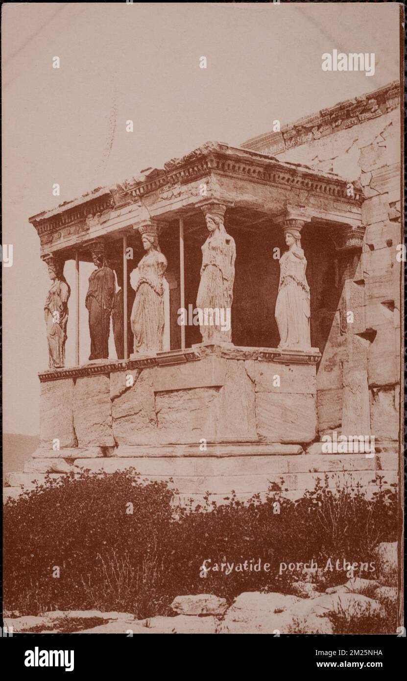 Caryatide porch Athens , Greek temples, Archaeological sites, Caryatids ...