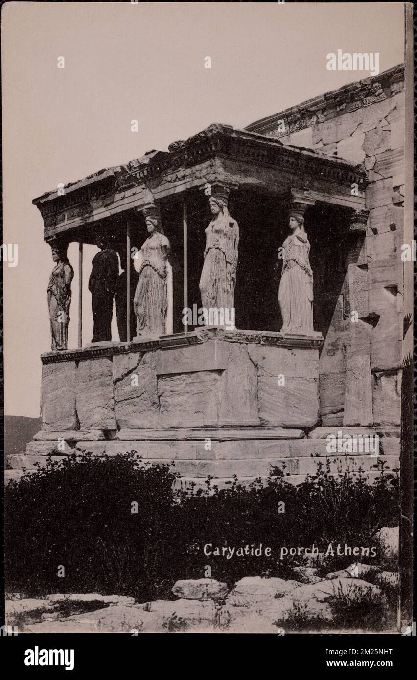 Caryatide porch Athens , Greek temples, Archaeological sites, Caryatids ...