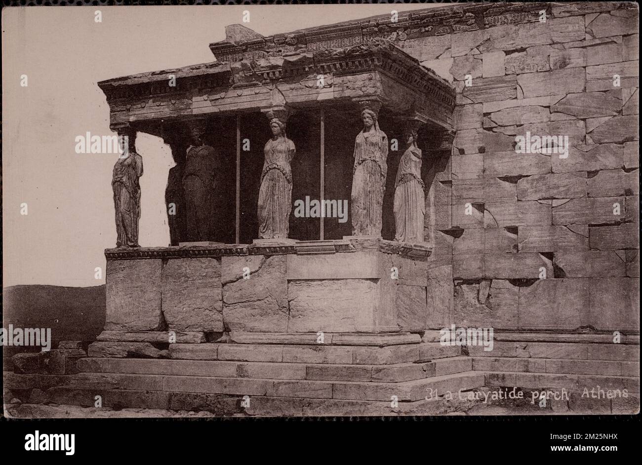 Caryatide porch Athens , Greek temples, Archaeological sites, Caryatids ...