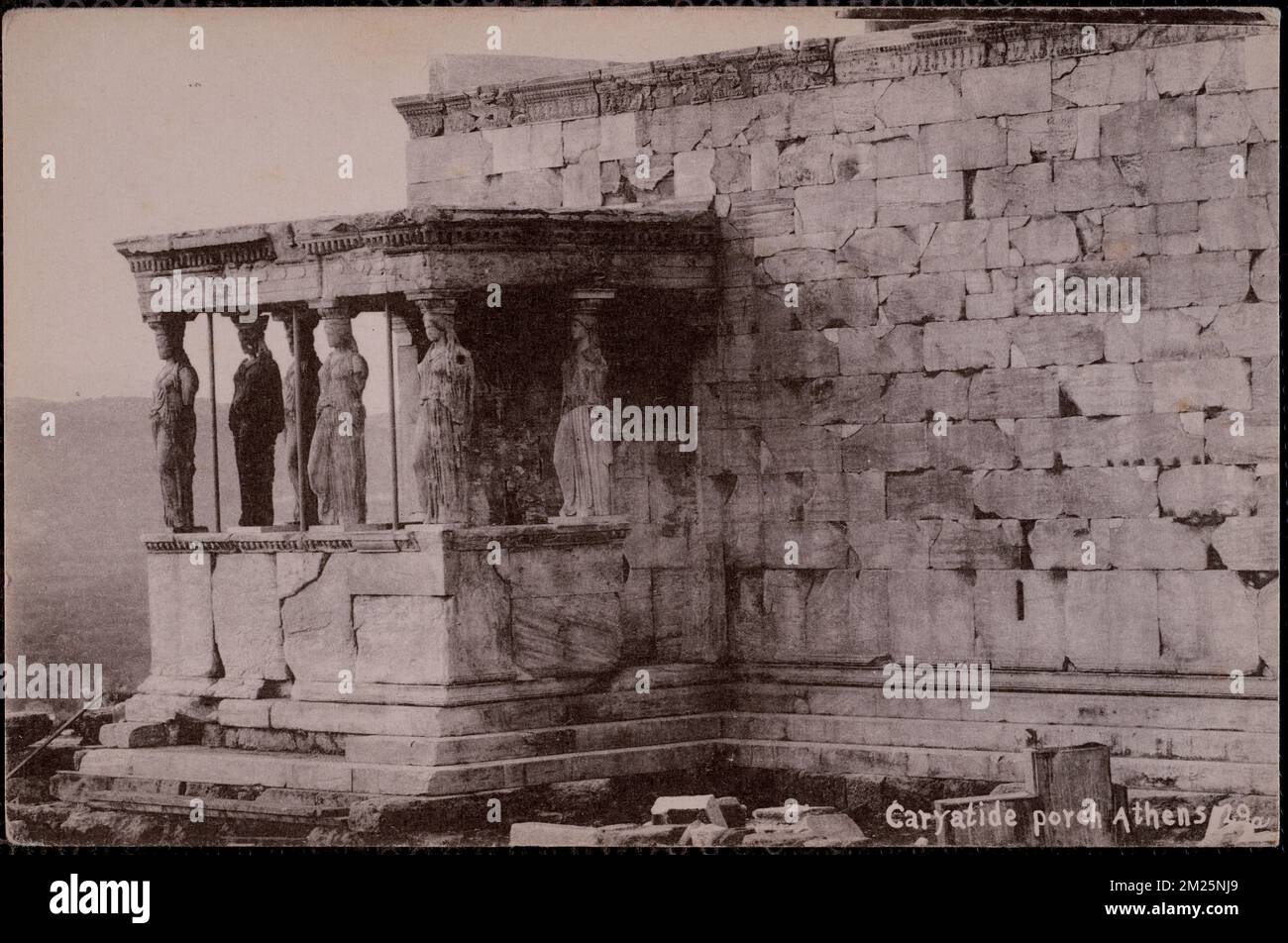 Caryatide porch Athens , Greek temples, Archaeological sites, Caryatids ...