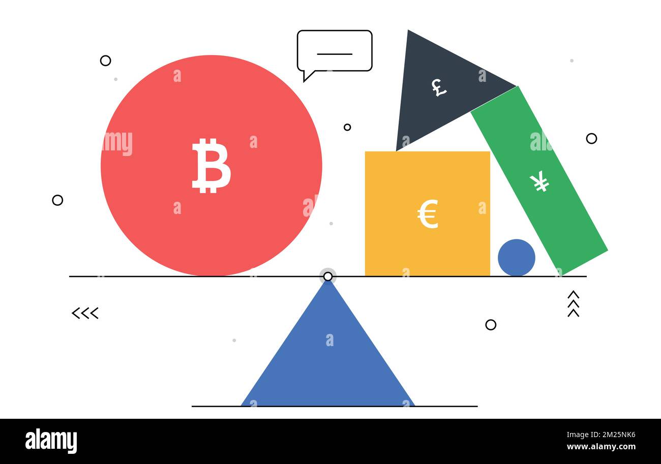 Abstract crypto money set Stock Vector Image & Art - Alamy
