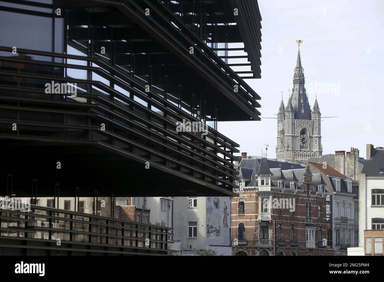 Illustration picture shows the new library called 'De Krook', after it ...