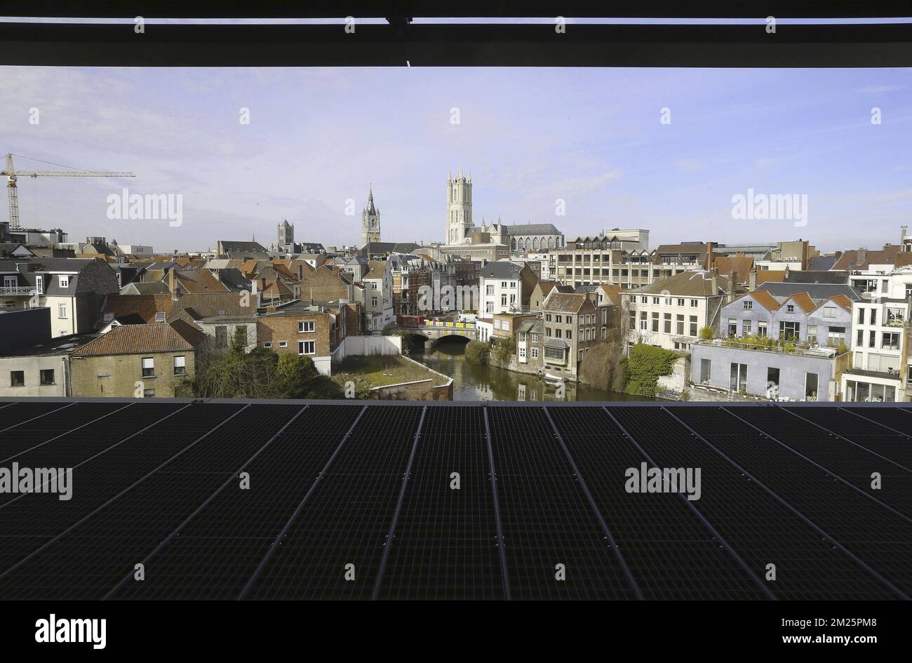 View on the Ghent skyline pictured during the official opening of the ...