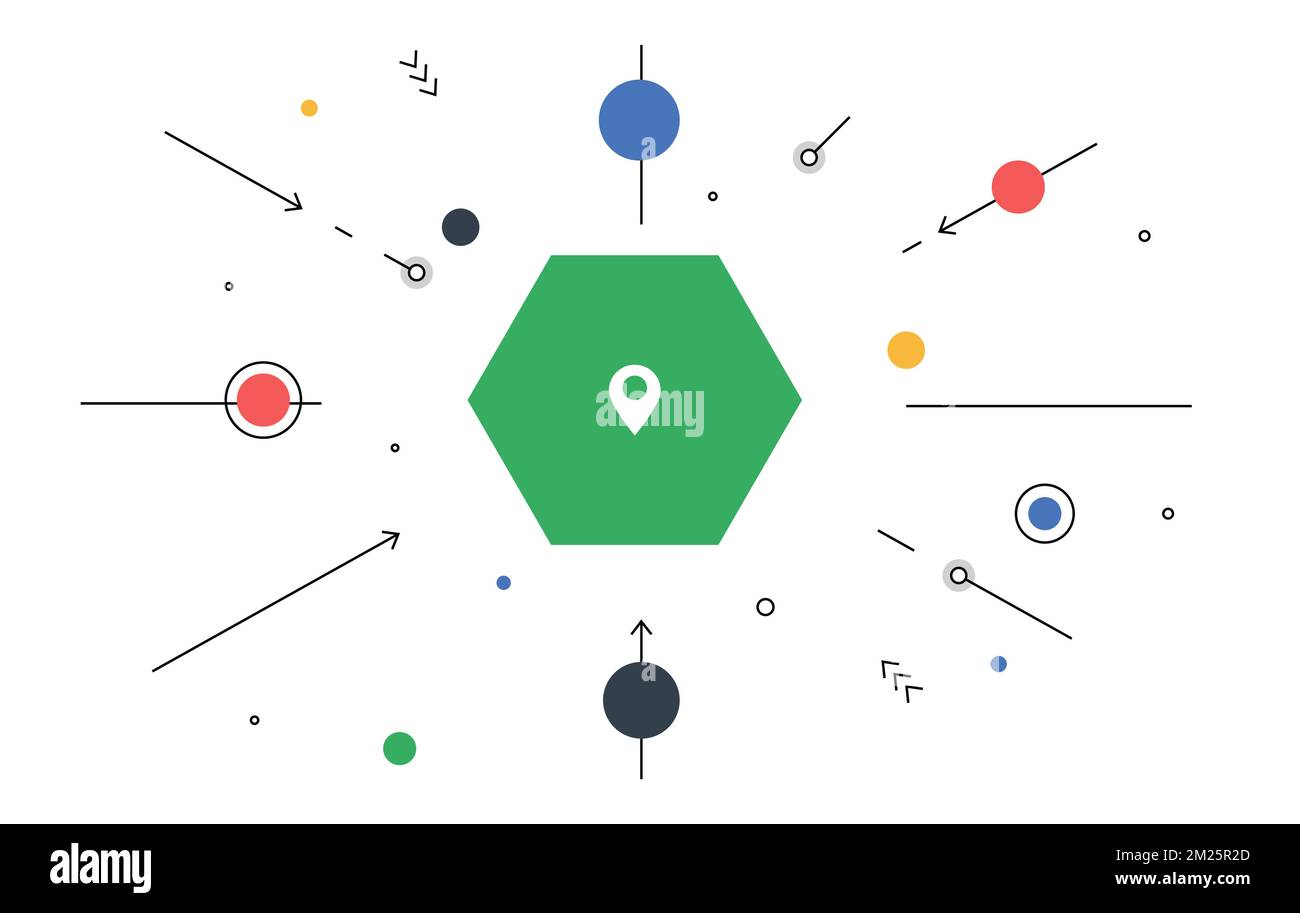 Abstract movement to location Stock Vector Image & Art - Alamy