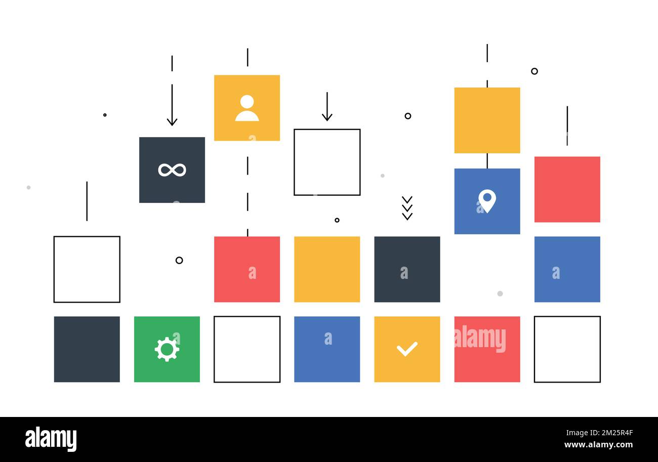 Doodle digital global network Cut Out Stock Images & Pictures - Alamy