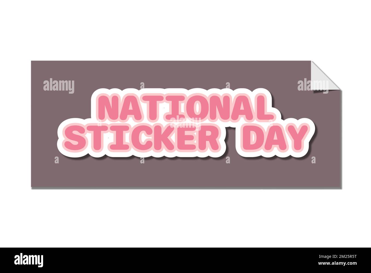 National Sticker Day background. Vector illustration design Stock Photo ...